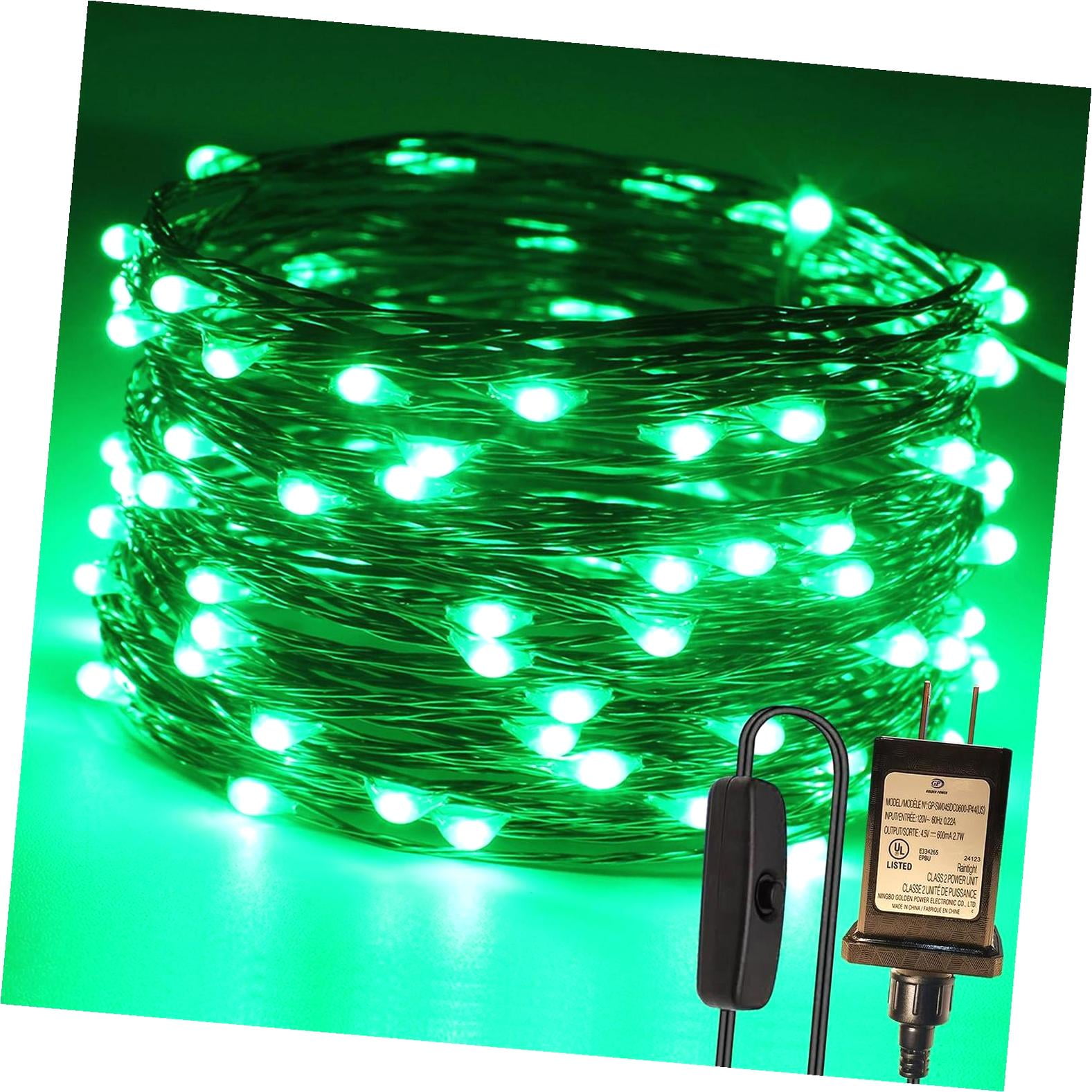 Fuliko Plug in Fairy String Lights with Switch, 33 Ft 100 Copper Wire ...