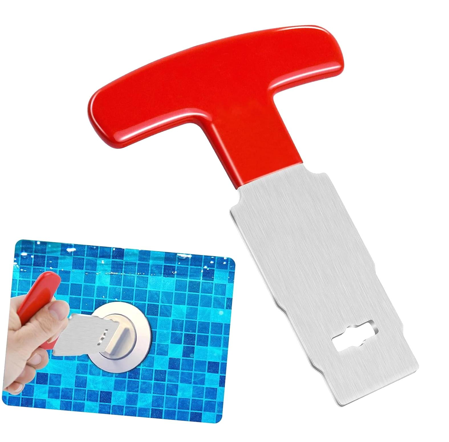 Fuliko Pool Plug Removal Tool with Handle Grip, Upgraded Metal Eyeball ...