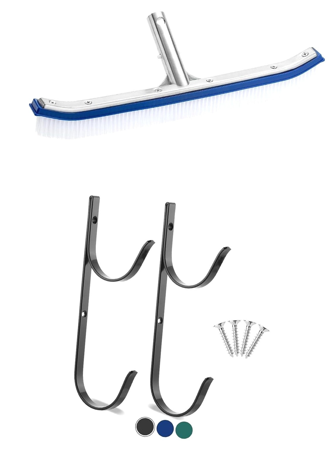 Fuliko Pool Pole Hanger and Wall Tile - Walmart.com