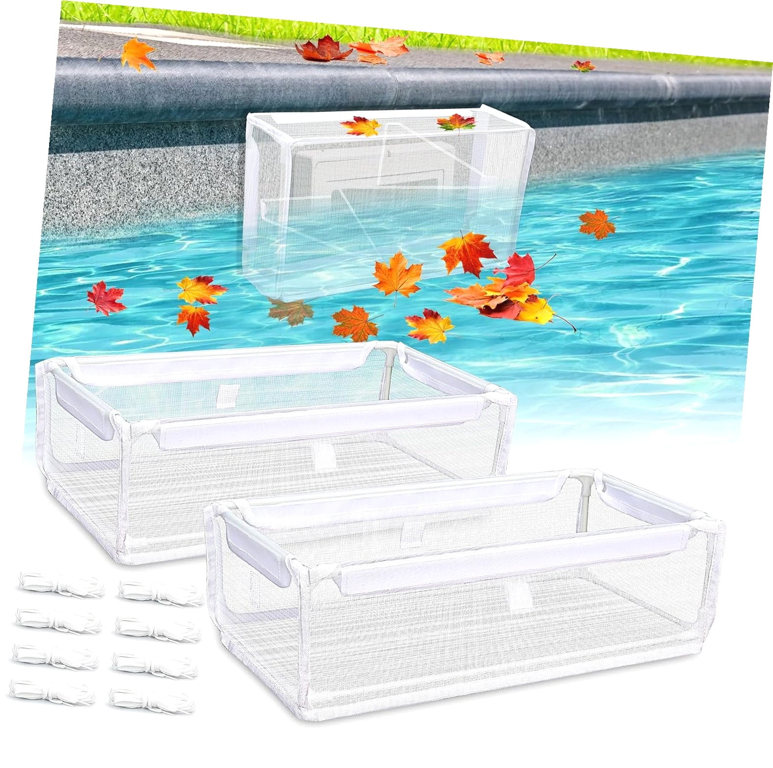 Fuliko Pool Skimmer Screen Skimmer for Above-Ground/In-Ground Pool ...