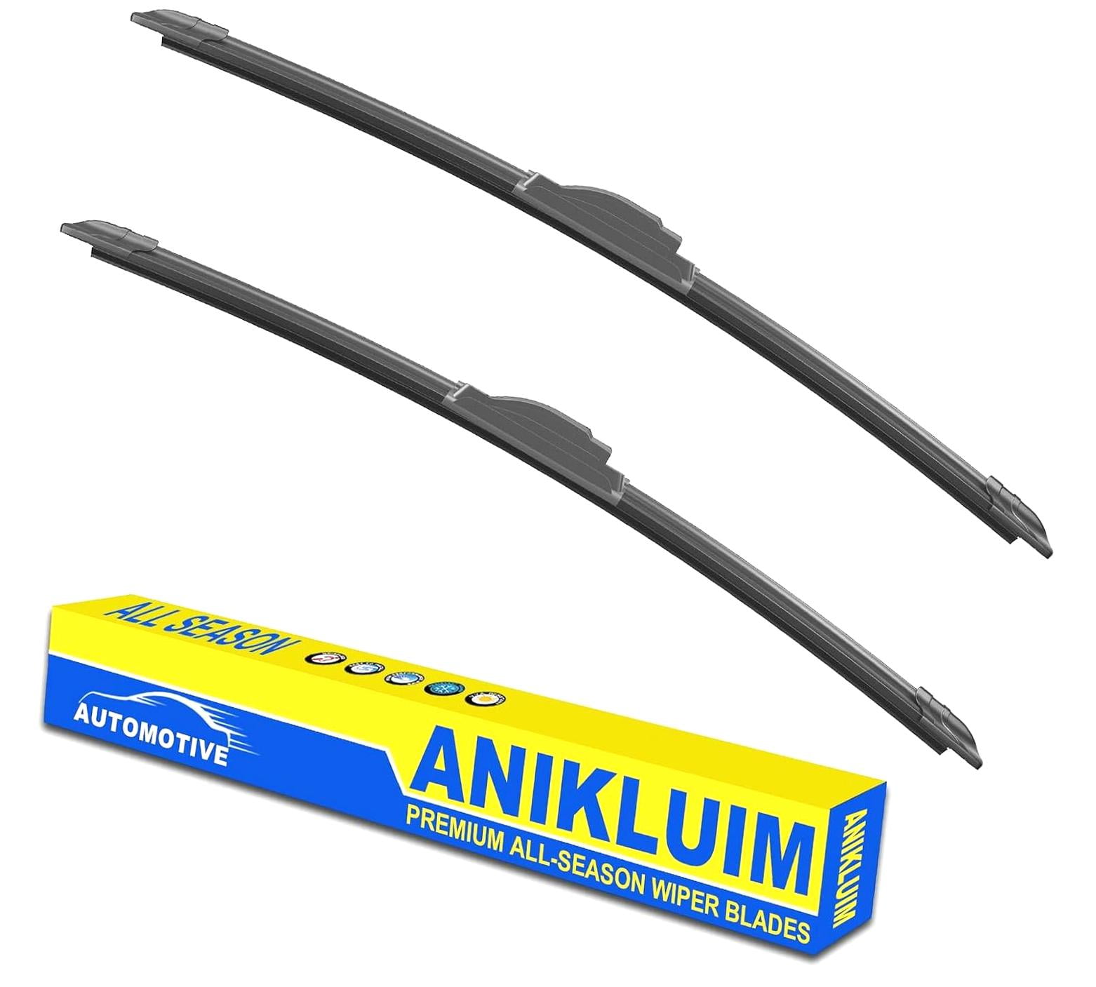 Fuliko Premium 22" + 21" All-Season Stable and Silent Windshield Wiper ...