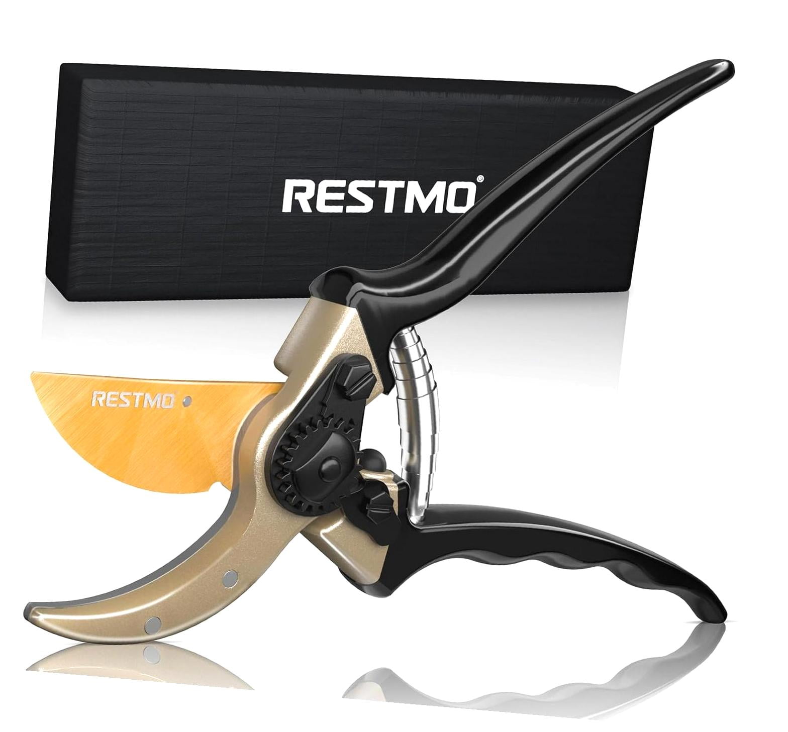 Fuliko Premium Titanium Bypass Pruners, Forged Aluminum Handles ...