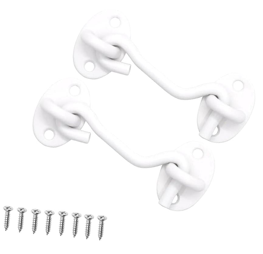 Fuliko Privacy Hook and Eye, 3 Inch Barn Door Fastener, Gate Lock Cabin ...