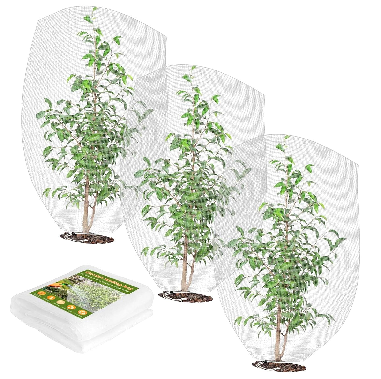 Fuliko Protective Netting for Blueberry Bushes-3 Pieces 3.28 X 2.62 ...