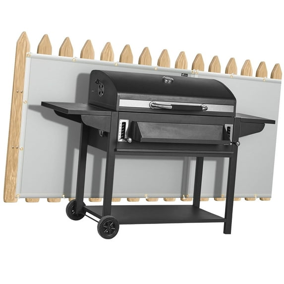 Fuliko Protector for Wall Behind Grill, 10-inch Grill Mat Grey ...