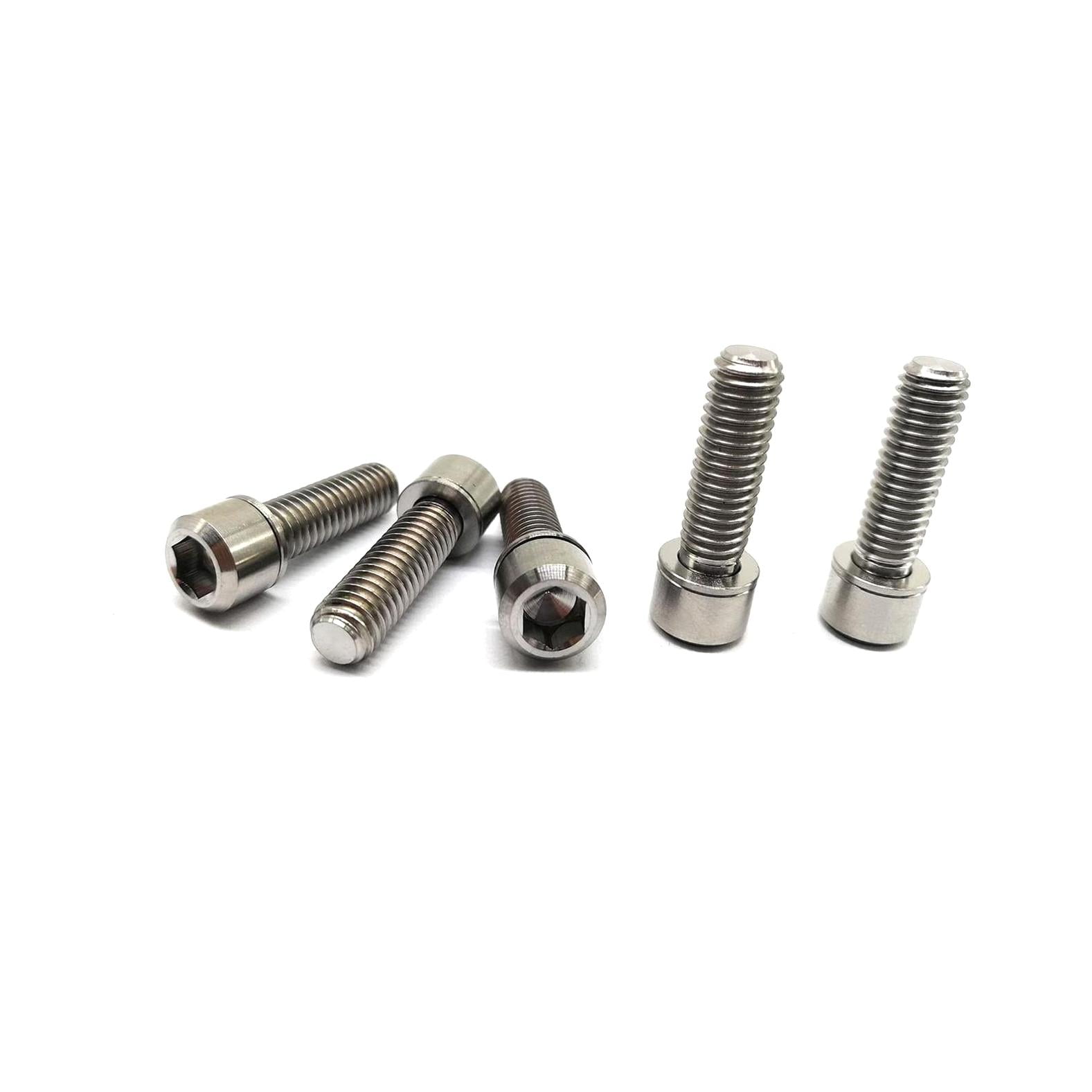 Fuliko RISON Titanium M6 x 20mm Bicycle Allen Hex Socket Screws ...