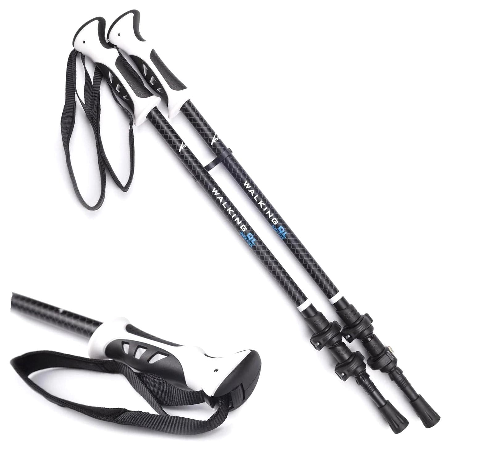Fuliko Rapid-Lock Walking Sticks (Pair) - Walmart.com