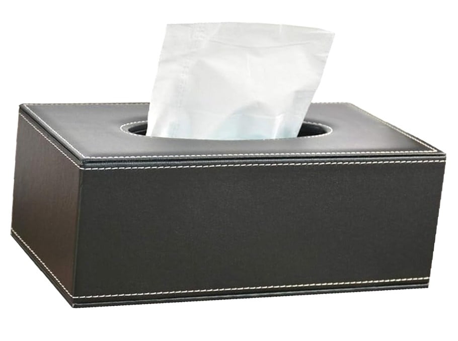 Fuliko / Rectangular PU Tissue Box Holder, in Office, Hotel Room Box ...