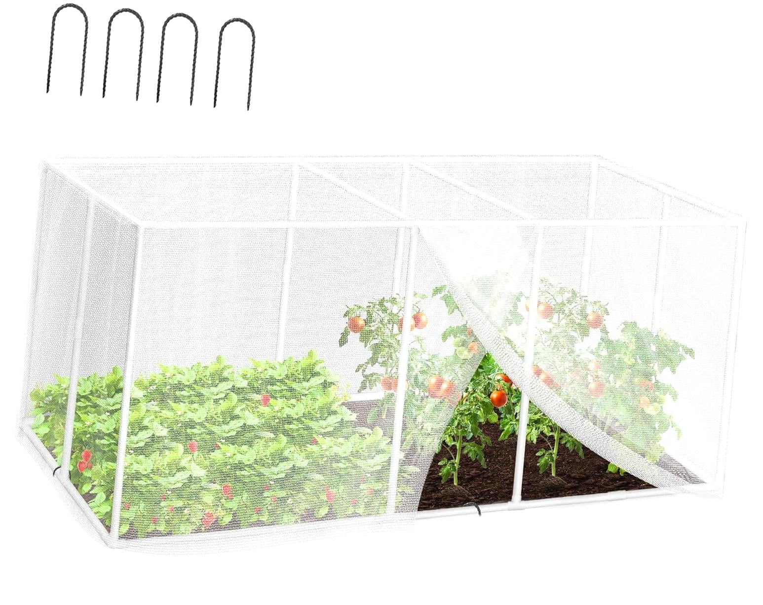 Fuliko Removable Garden Crop Cages, 6x2.78x2.55Ft Protective Cover ...