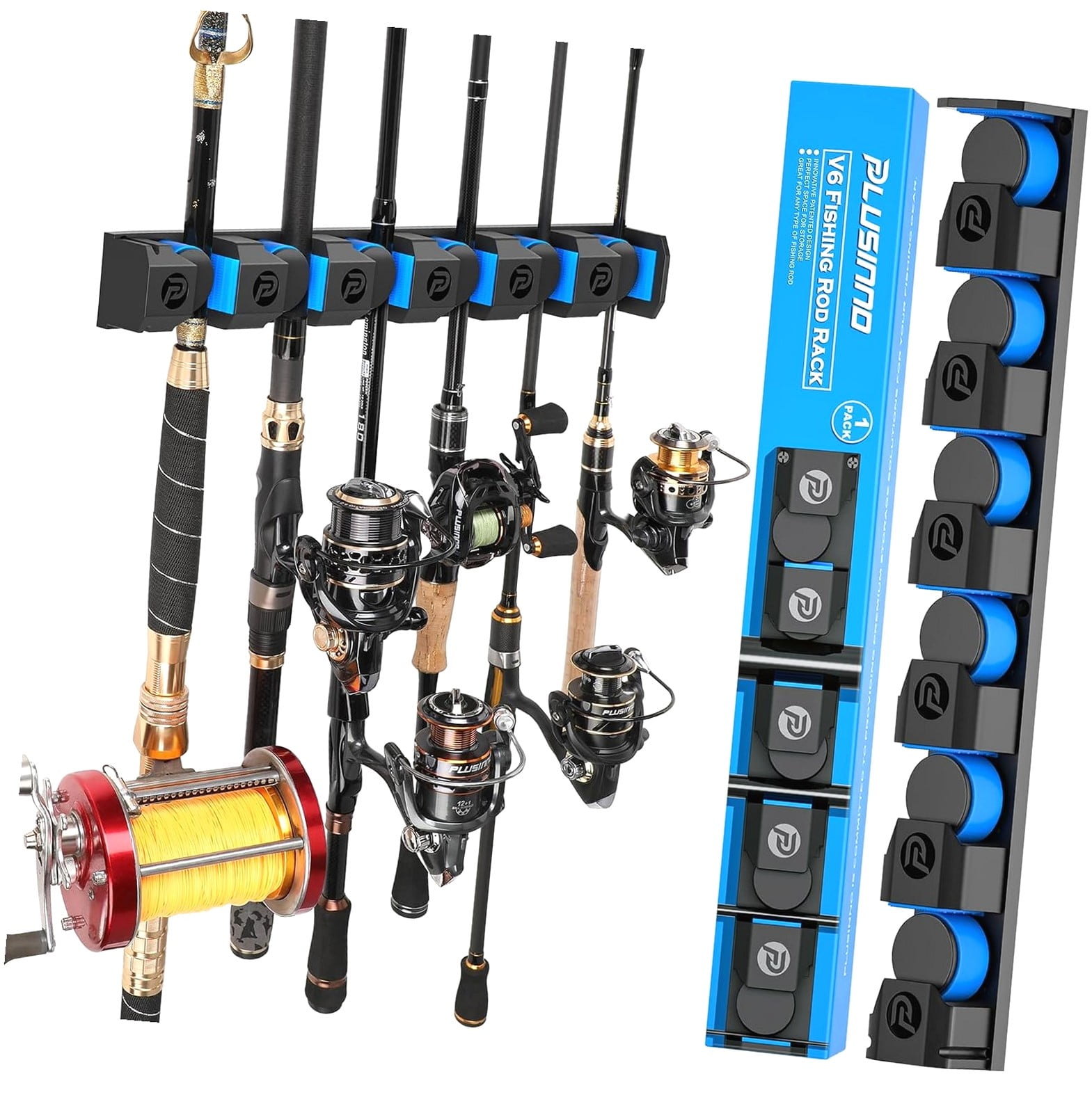 Fuliko Rod Holders - V6 Vertical for Extra Large Heavy Rod Combos ...
