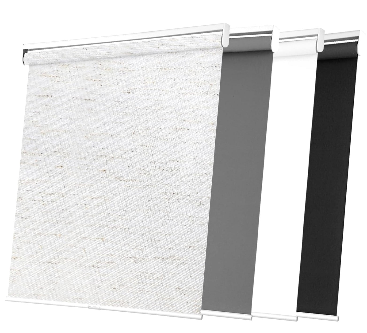 Fuliko Roller Shades for , Cordless Free-Stop Blinds with Thermal ...