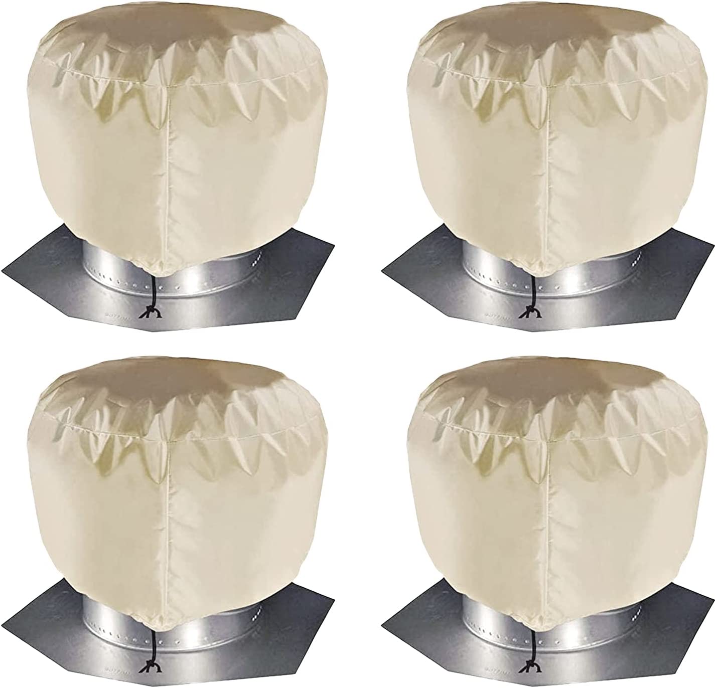 Fuliko Roof Vent Cover House Roof Hoods Canvas 20 inches by 20 inches ...