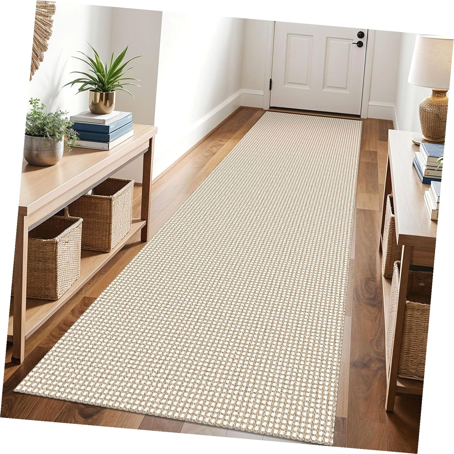Fuliko Runners for Hallways 3x10 ft Washable Kitchen Runner Rubber ...