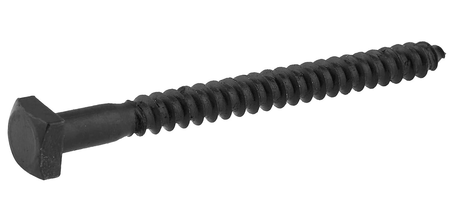 Fuliko Rustic Square Lag Screws, Oxide Lag Bolts, 1/4 x 3-Inch, (50 ...