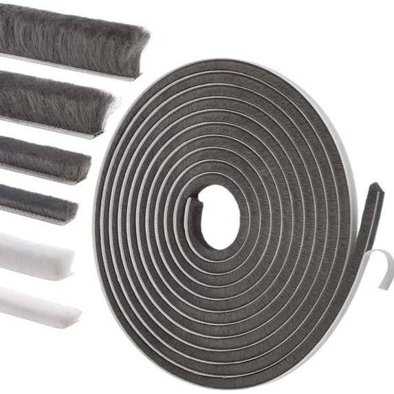 Fuliko Self-Adhesive Weather Stripping Seal for Doors – Soundproof ...
