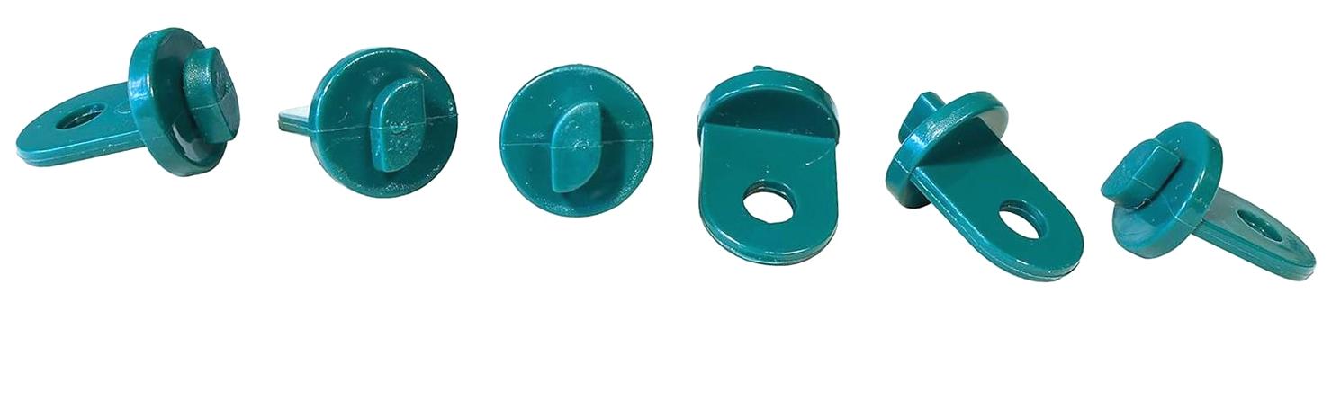 Fuliko - Set of 120 Greenhouse Clips Plant Hangers - Plastic House Hook ...
