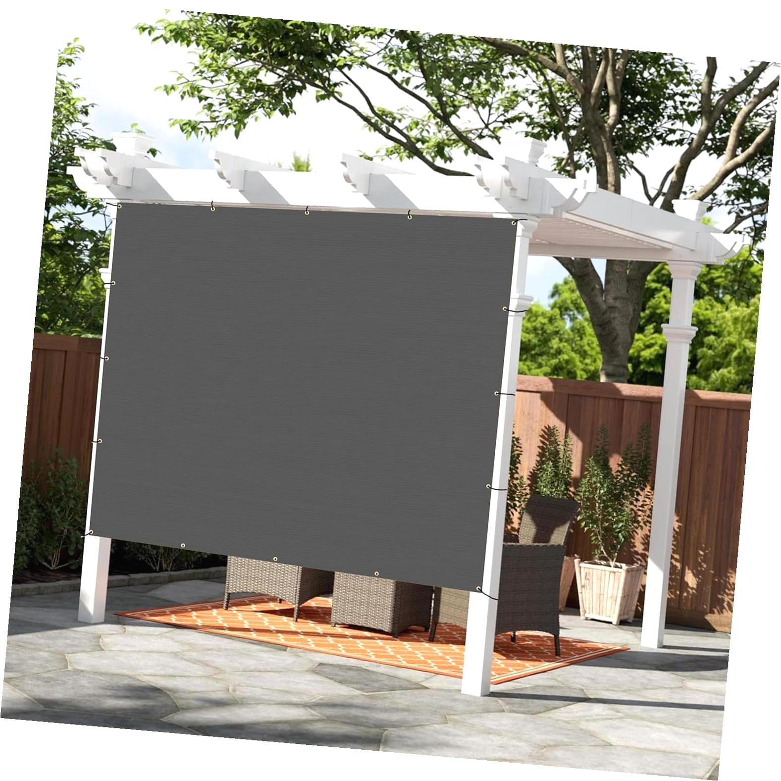 Fuliko Shade Cloth 10x10 FT Sun Shade Screen Fabric Shade Cover Tarp ...