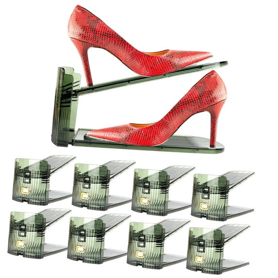 Fuliko Shoe Slot Organizer, Display Style Shoe Stacker for Pair of ...