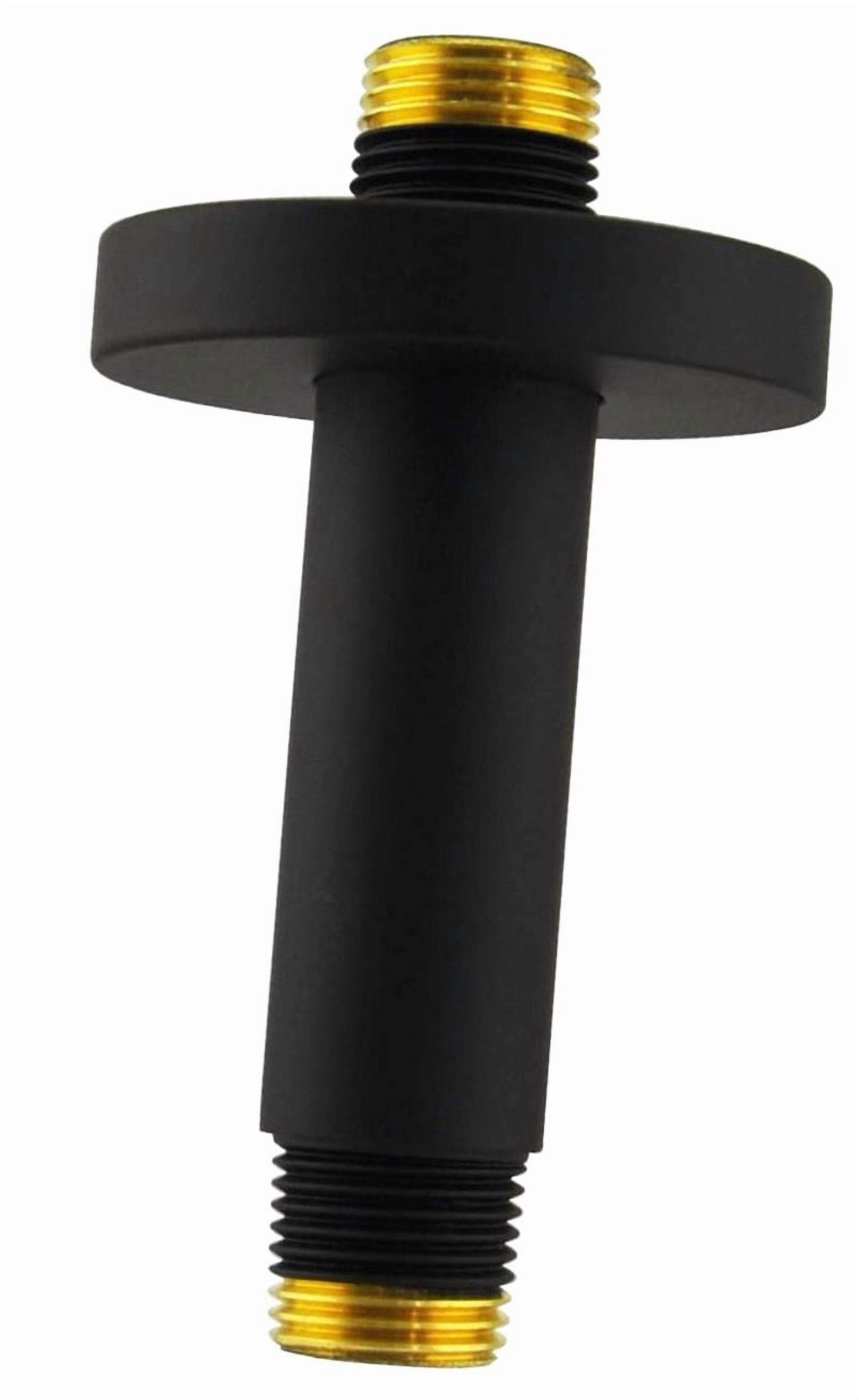Fuliko Shower Arm and O- Flange, 3 Inch, Solid Construction, Round ...