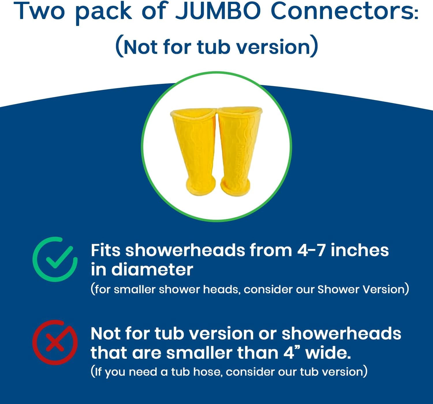 Fuliko Shower Hose Connectors (3-Pack) for Handheld Water Hose ...
