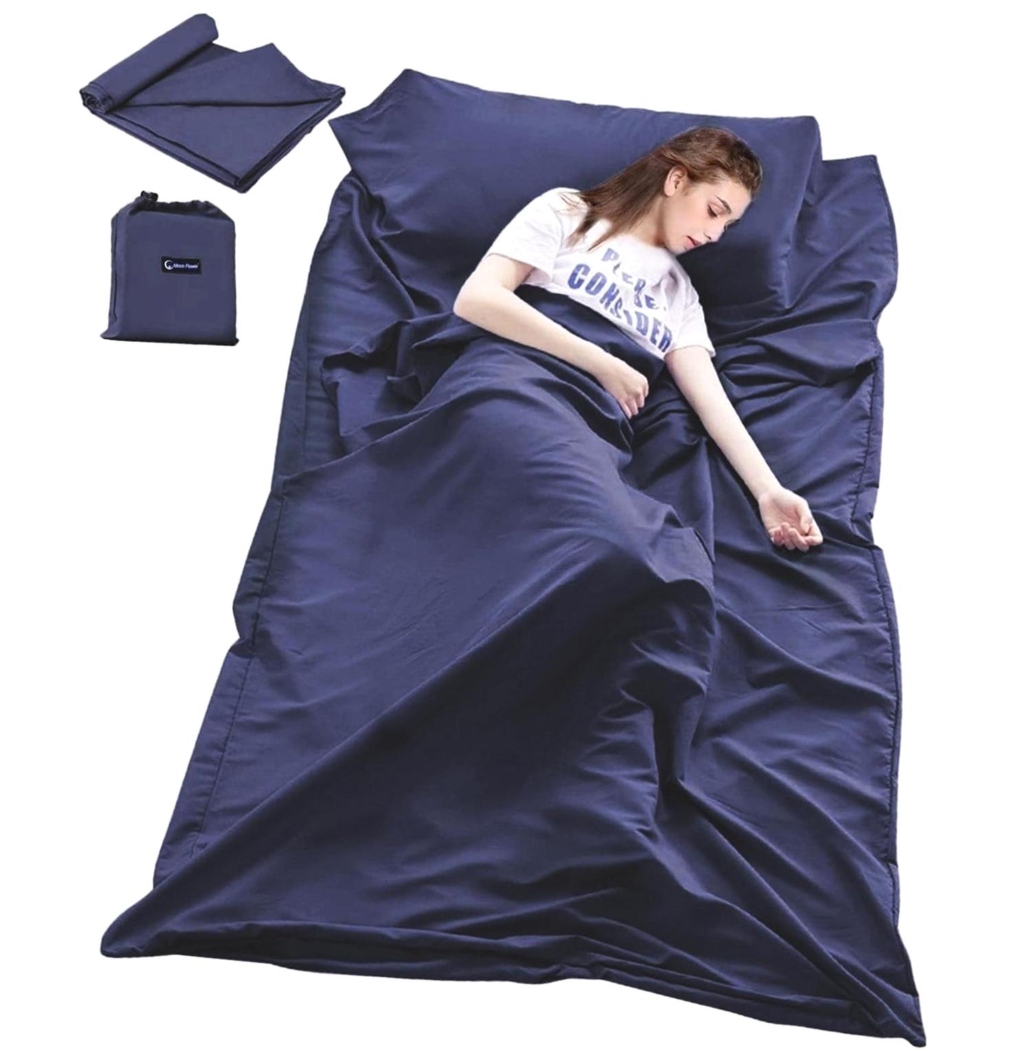 Fuliko Sleeping Bag Liner for Travel and Camping – Lightweight, Compact ...