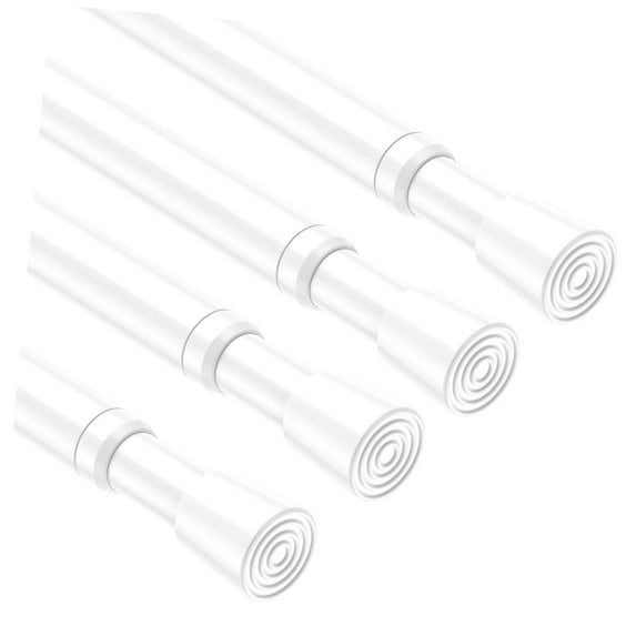 Fuliko Small Tension Curtain Rod 27 to 38 Inch, White Short Curtain ...