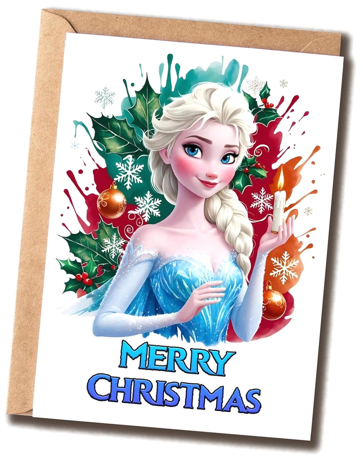Fuliko Snow Queen Christmas Card For Girls. Greeting Card For Daughter ...
