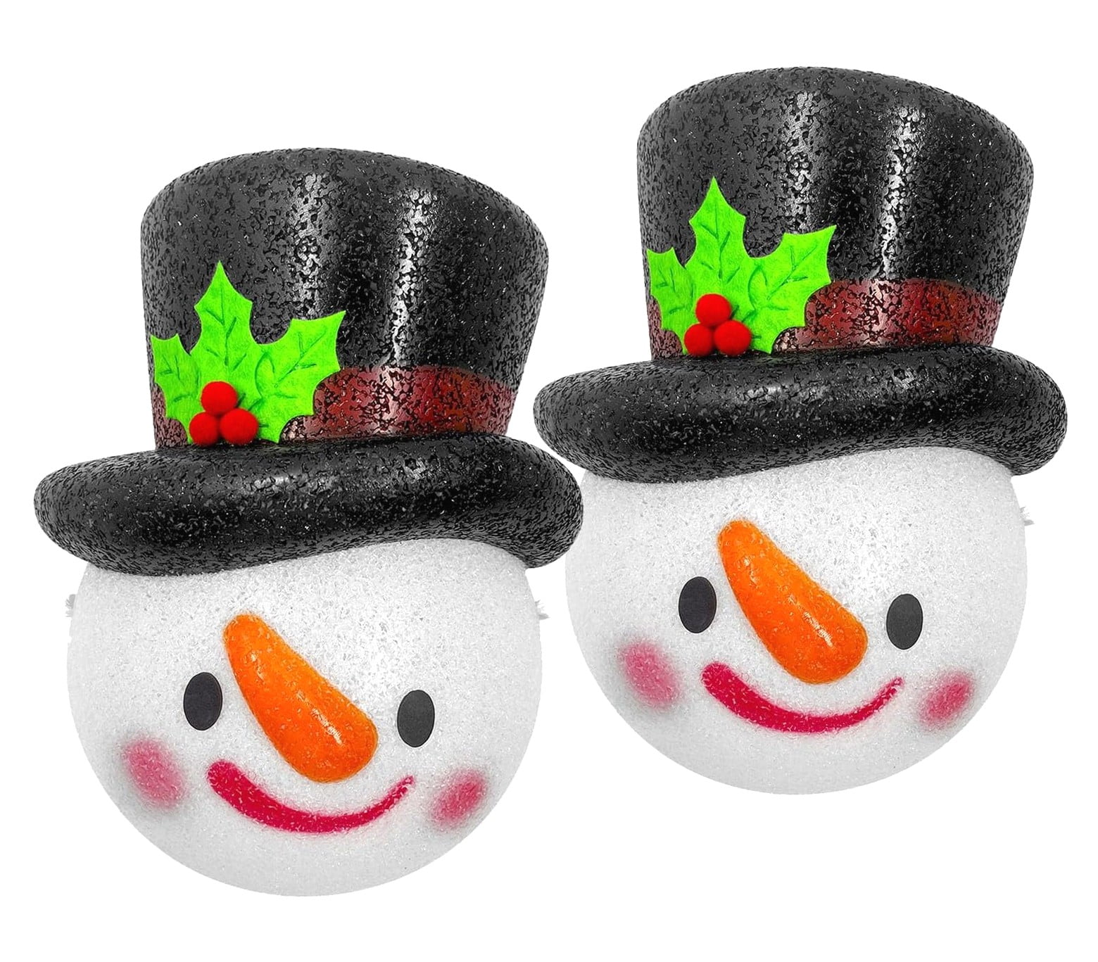 Fuliko Snowman Christmas Porch Light Cover 2-Pack Snowman Porch Lamp ...