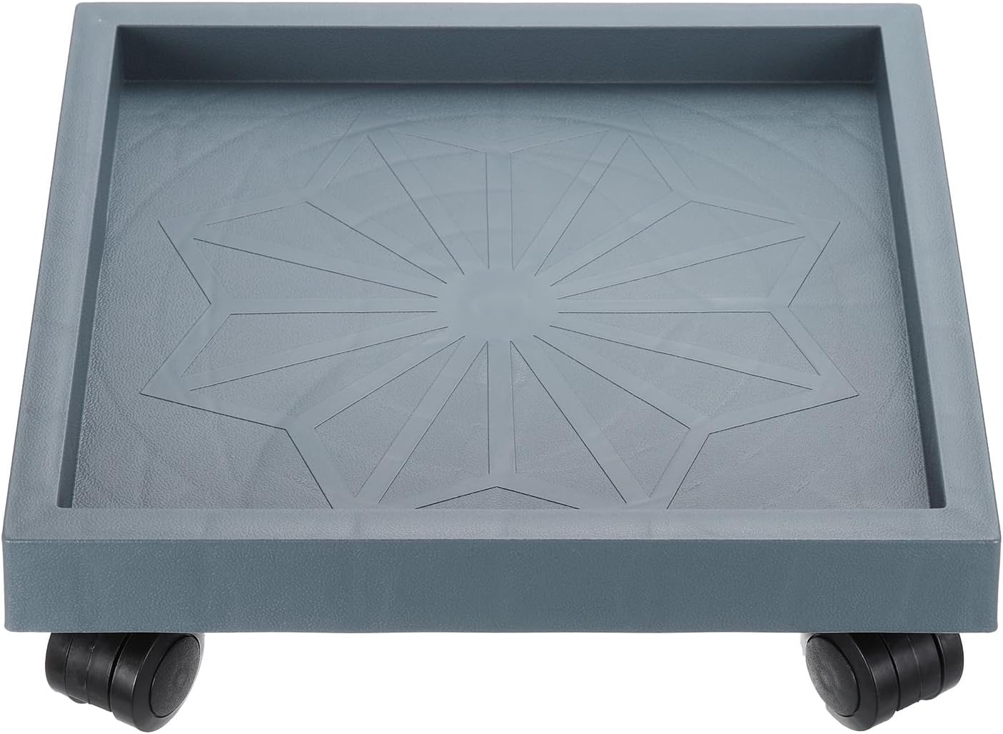 Fuliko Square Caddy with Wheels, 11.4 Inch Rolling Plant Stand Trolley ...