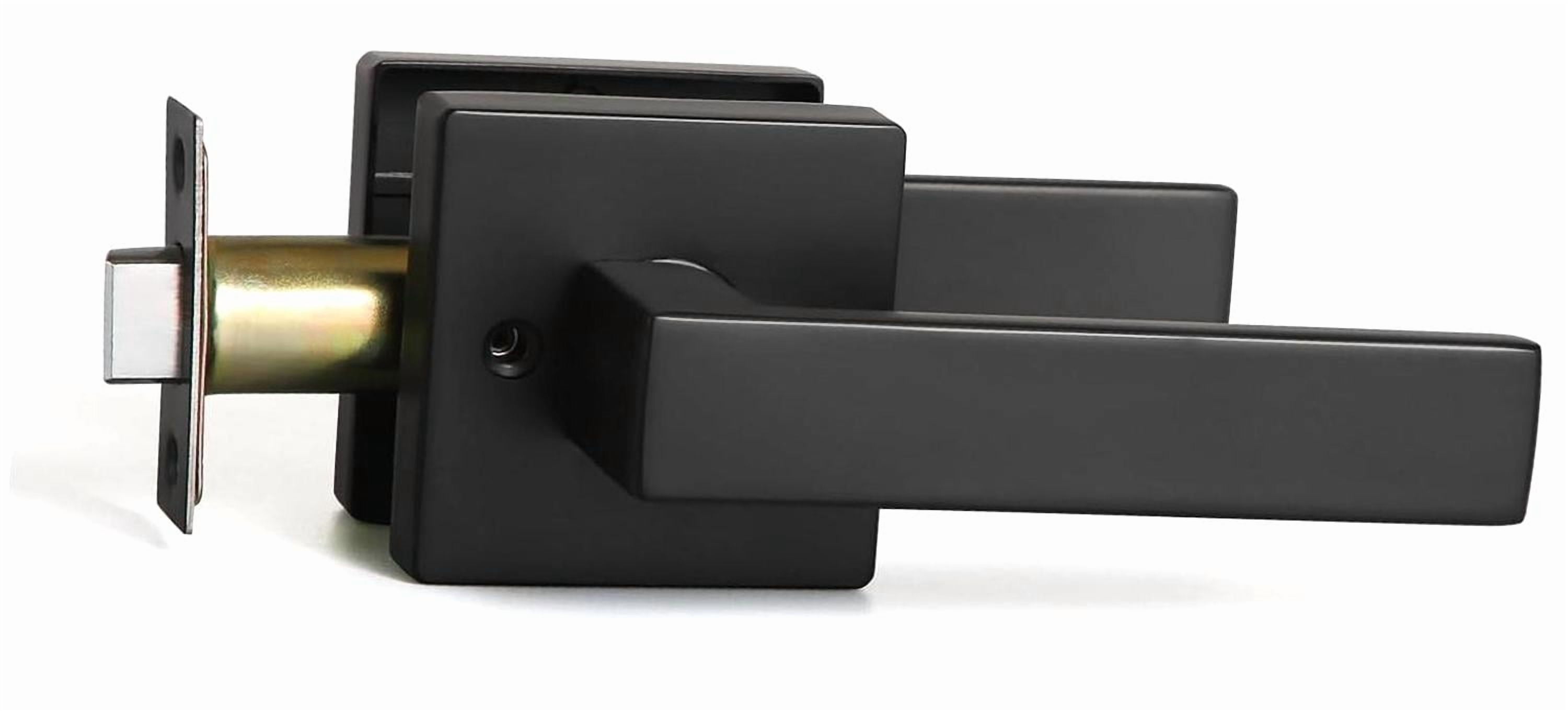 Fuliko Square Passage Lever Door Handle Non-Locking Interior Lever Set ...