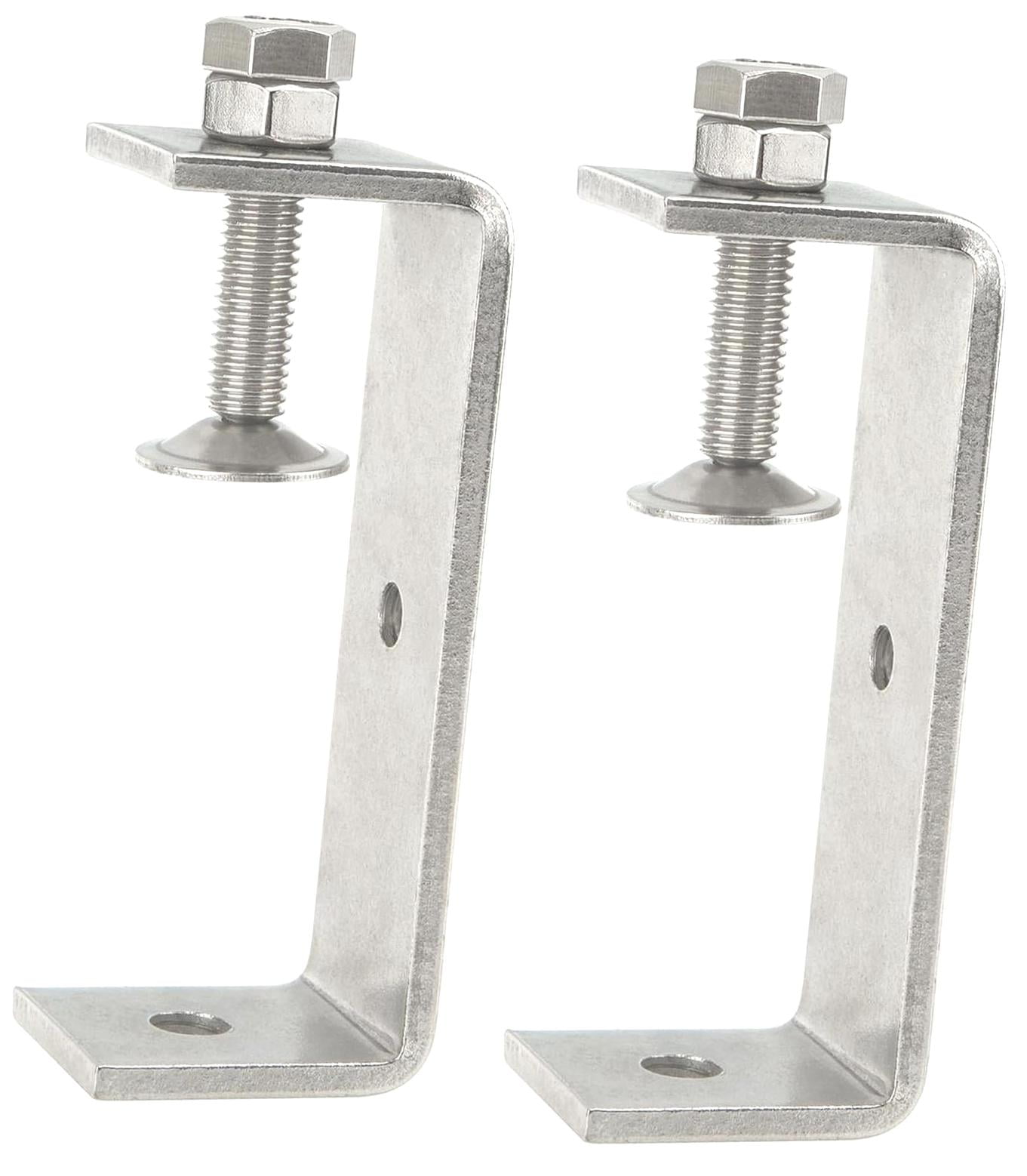 Fuliko Stainless Steel C Clamps 3.8In for Mounting, Metal U Clamp for ...