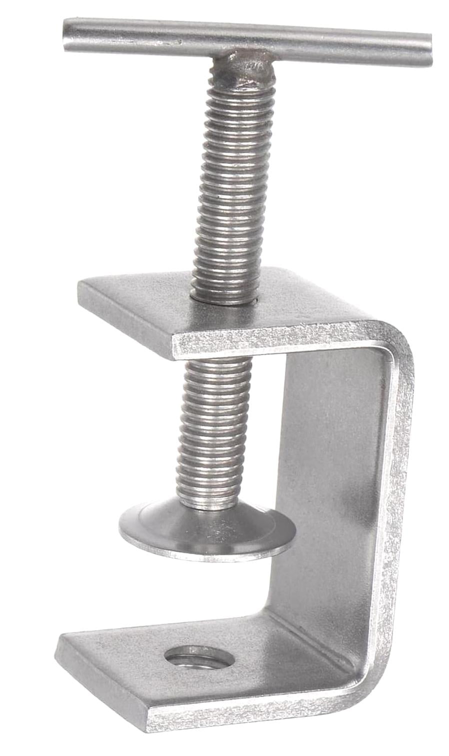 Fuliko Steel C-Clamp, 65mm Wide Jaw Opening with T-Handle for ...