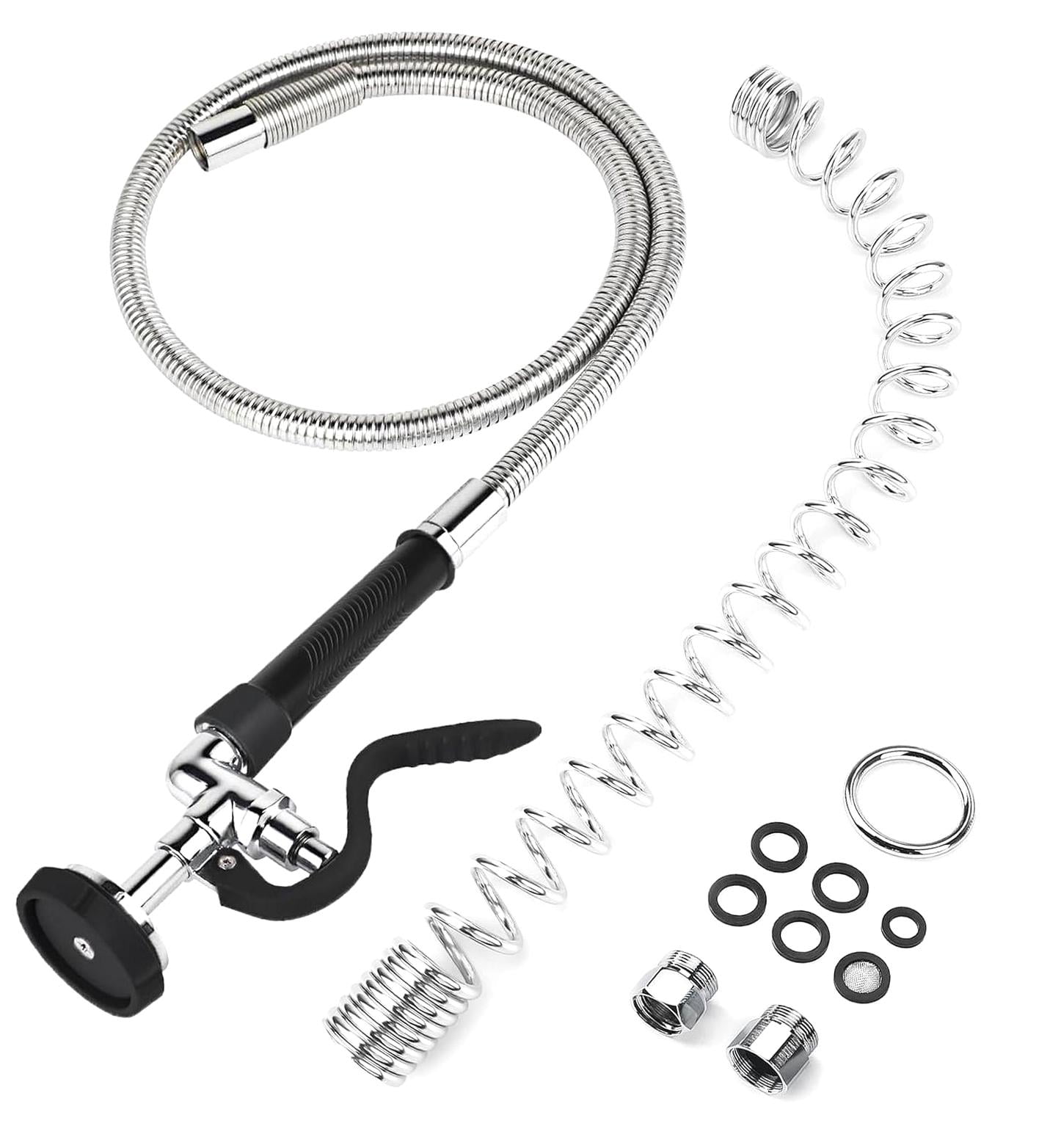 Fuliko Steel Pre-Rinse Overhead Spring, with Commercial Sink Faucets ...