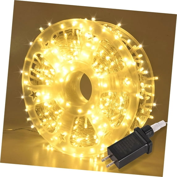 Fuliko String Lights 165ft Warm White, Plug in with 8 Lighting Modes ...