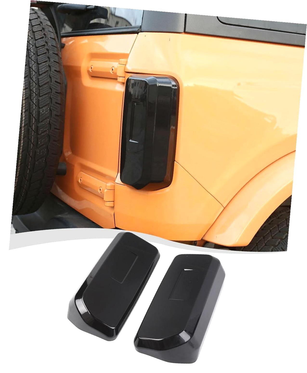 Fuliko Tail Light Cover Protector for 2021-2023 Bronco, Smoked Black ...