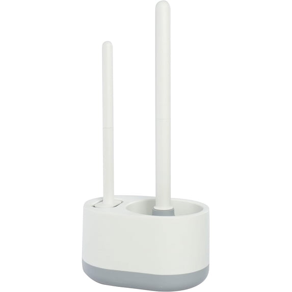 Fuliko Toilet Plunger Set, 2 in 1 Toilet Bowl and Holder Plunger Set ...