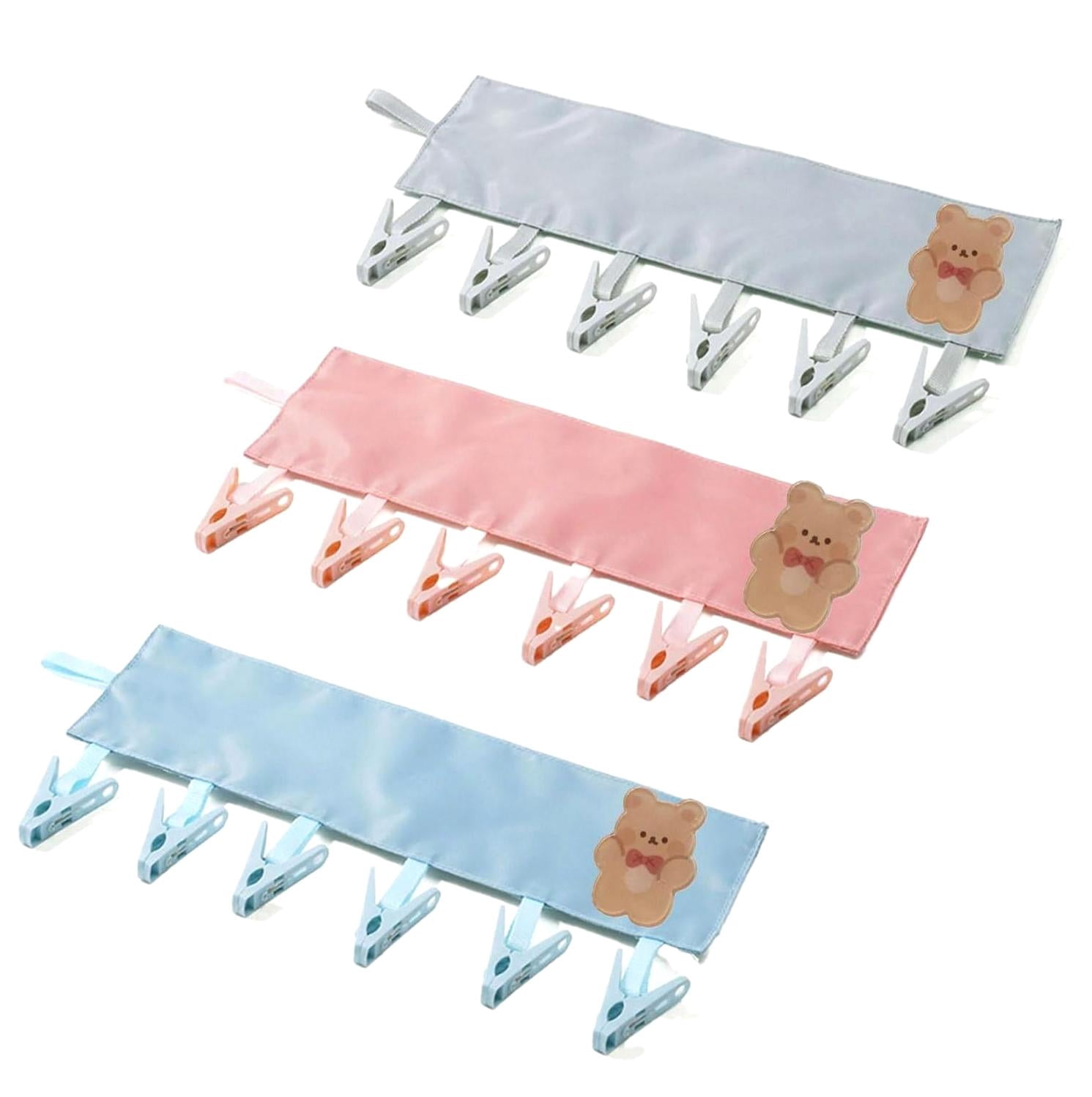 Fuliko Travel Hangers Clips Foldable for Suitcase Drying Rack Sock ...