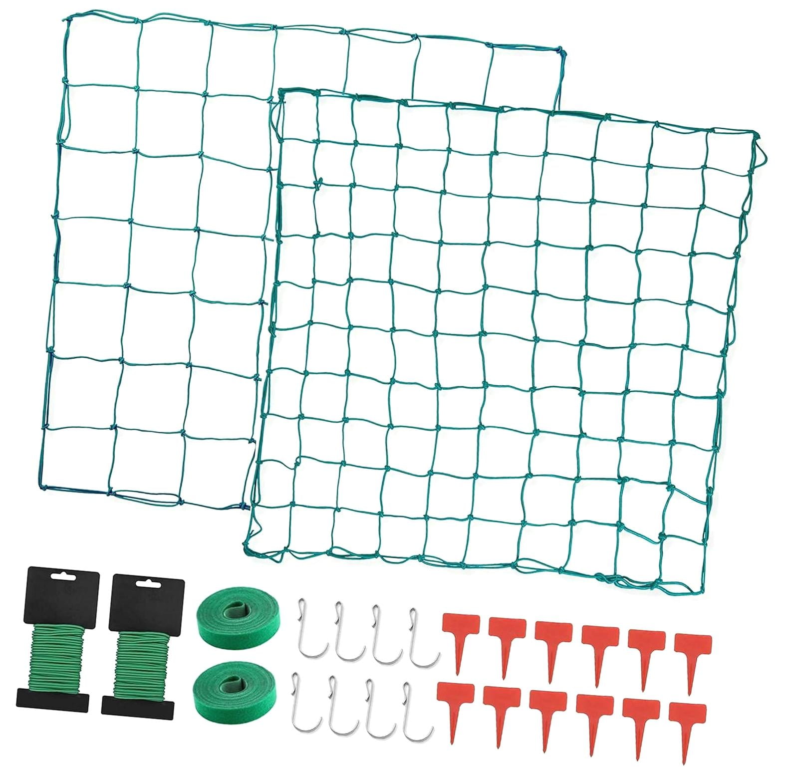 Fuliko Trellis Netting for 4x4 ft Grow Tents, Includes Dual-Layer ...