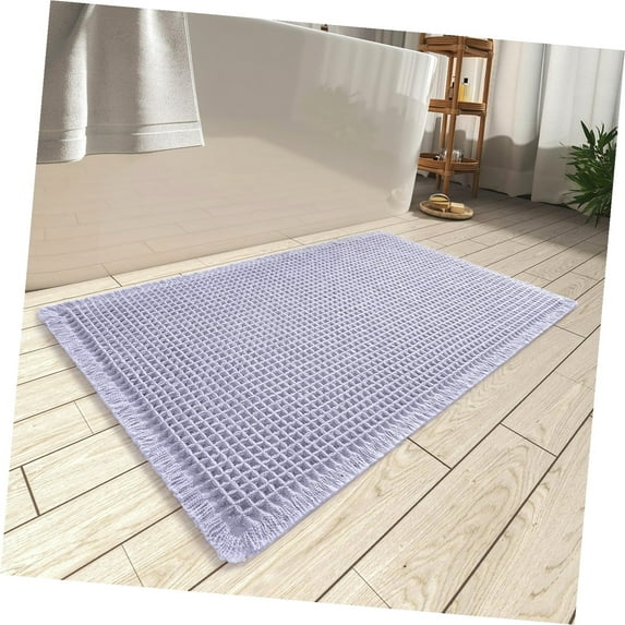 Fuliko Upgraded Waffle Mat, Absorbent Mats for Bathroom Floor, Machine ...