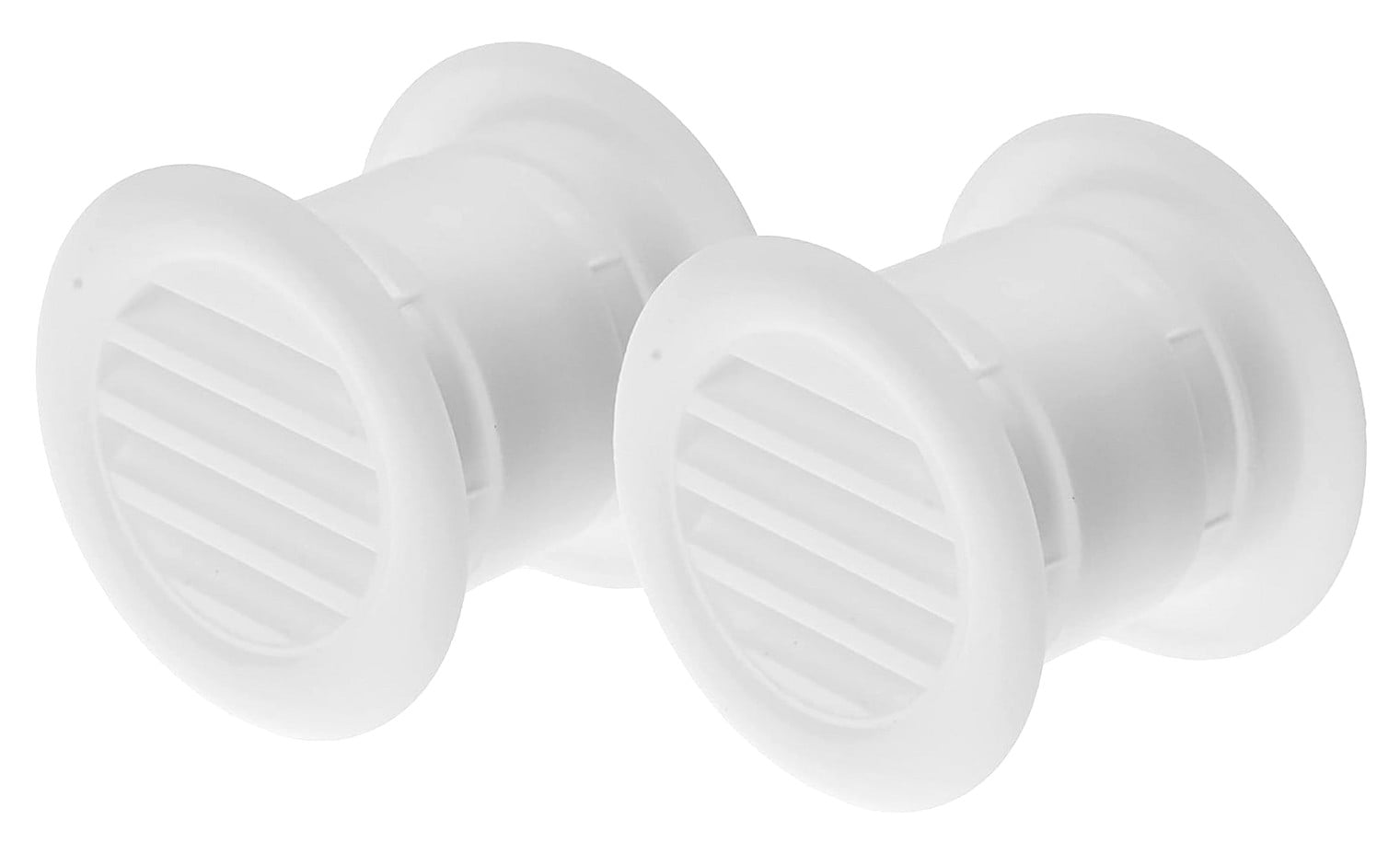 Fuliko Vent 1.5" Inch Pack of 2 White Door Air Register Two-Sided Door ...