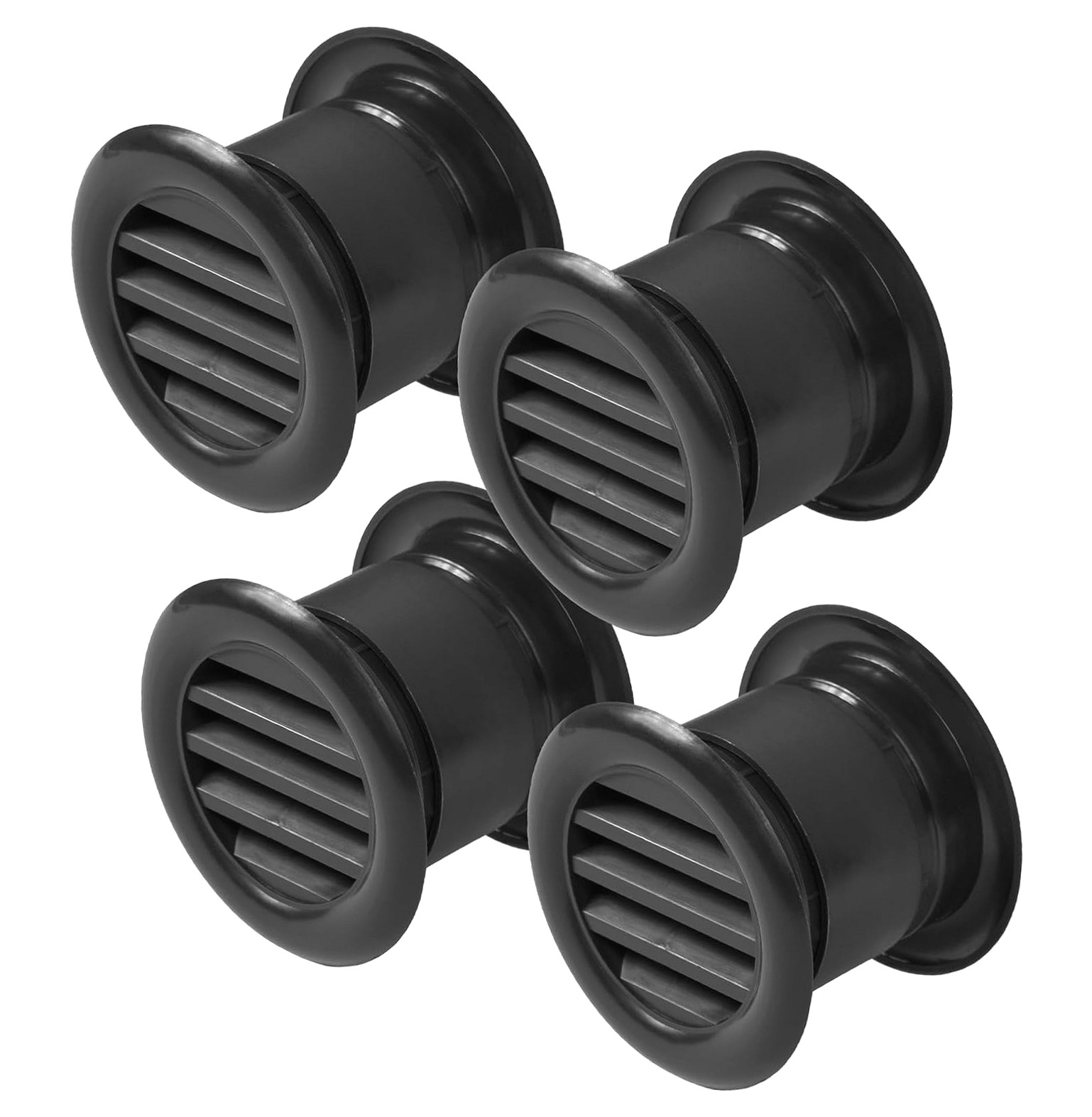 Fuliko Vent 1.5 Inch Pack of 4 Door Air Register Two-Sided Door Louvers ...