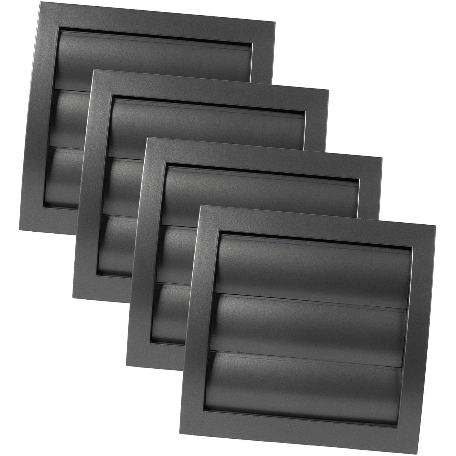 Fuliko Vent 4 Inch Anthracite Plastic Exterior Vent Hood – 4 Pack ...