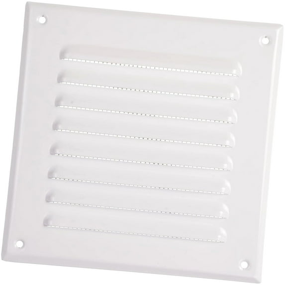 Fuliko Vent 5x5 Inch (Inner) White Vent Cover Square Metal HVAC Return ...