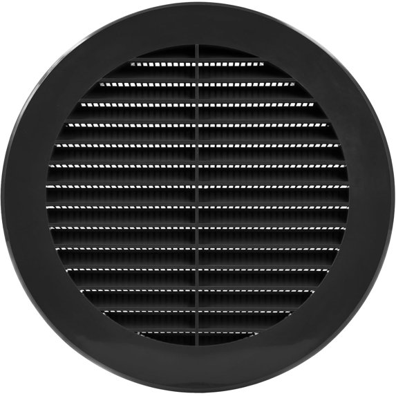 Fuliko Vent 6-Inch Plastic Soffit Vent Cover – Round Louvered Air ...
