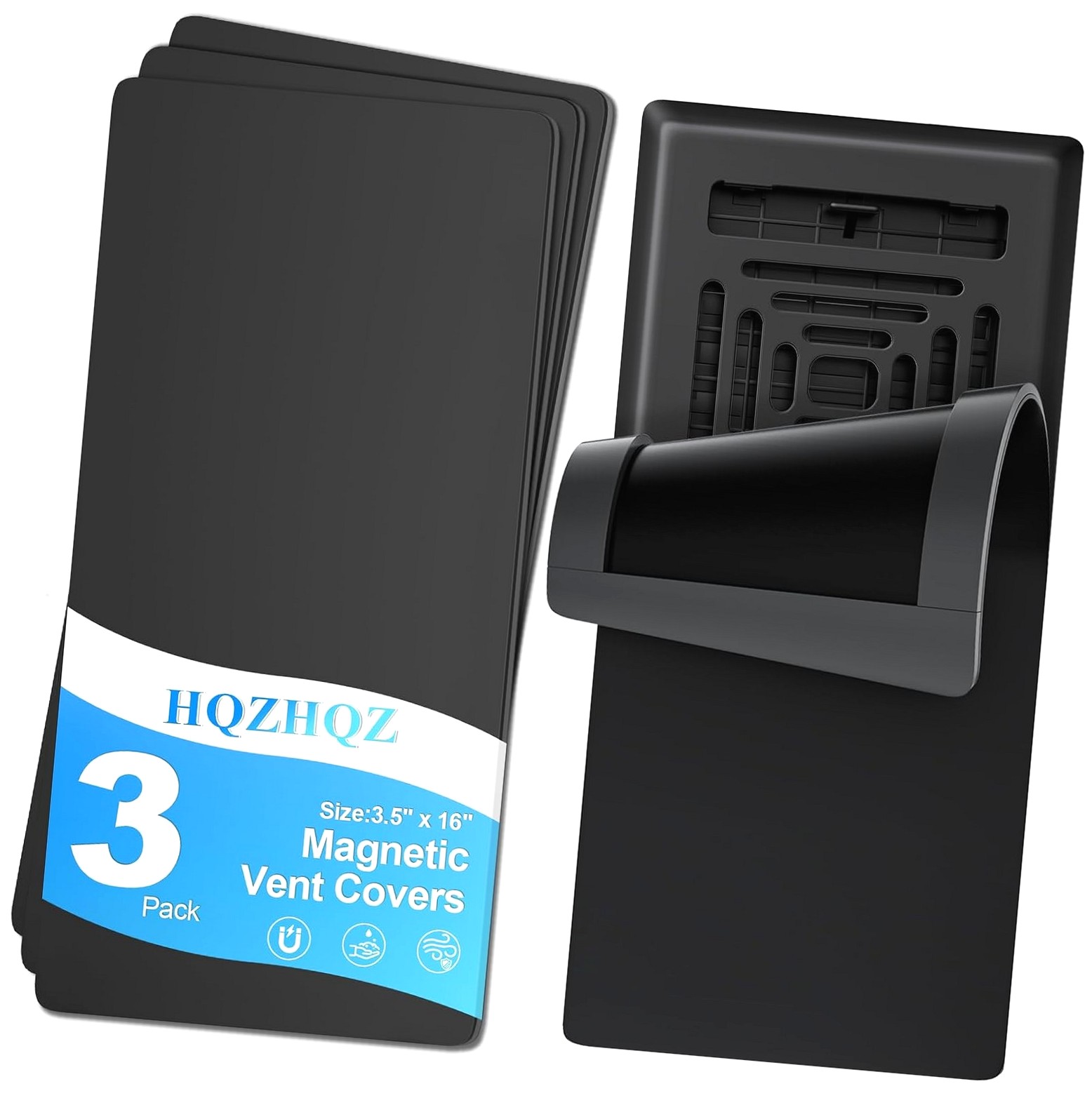 Fuliko Vent Covers 3 Pack, Vent Covers 3.5 16 inch -Strength Vent Cover ...