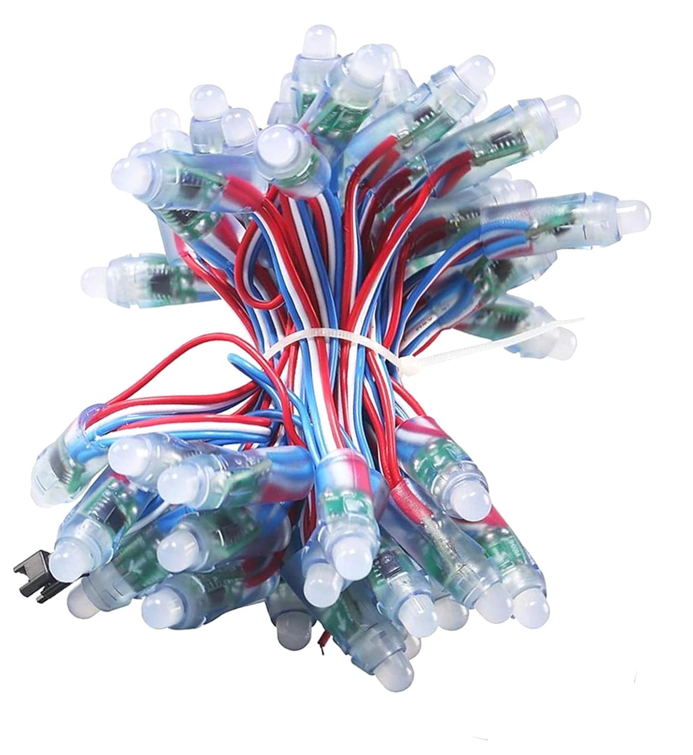 Fuliko WS2811 Programmable Strand Lights RGB Multicolor 12mm 5V (DC5V ...