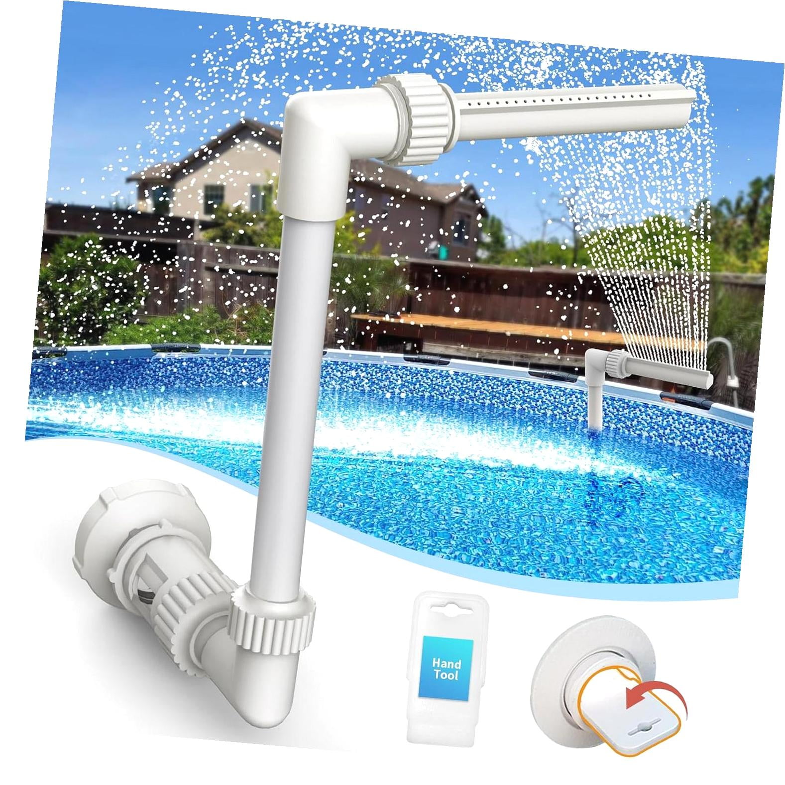 Fuliko Water-Fountain and Swimming-Pool - Creates a Waterfall Effect ...