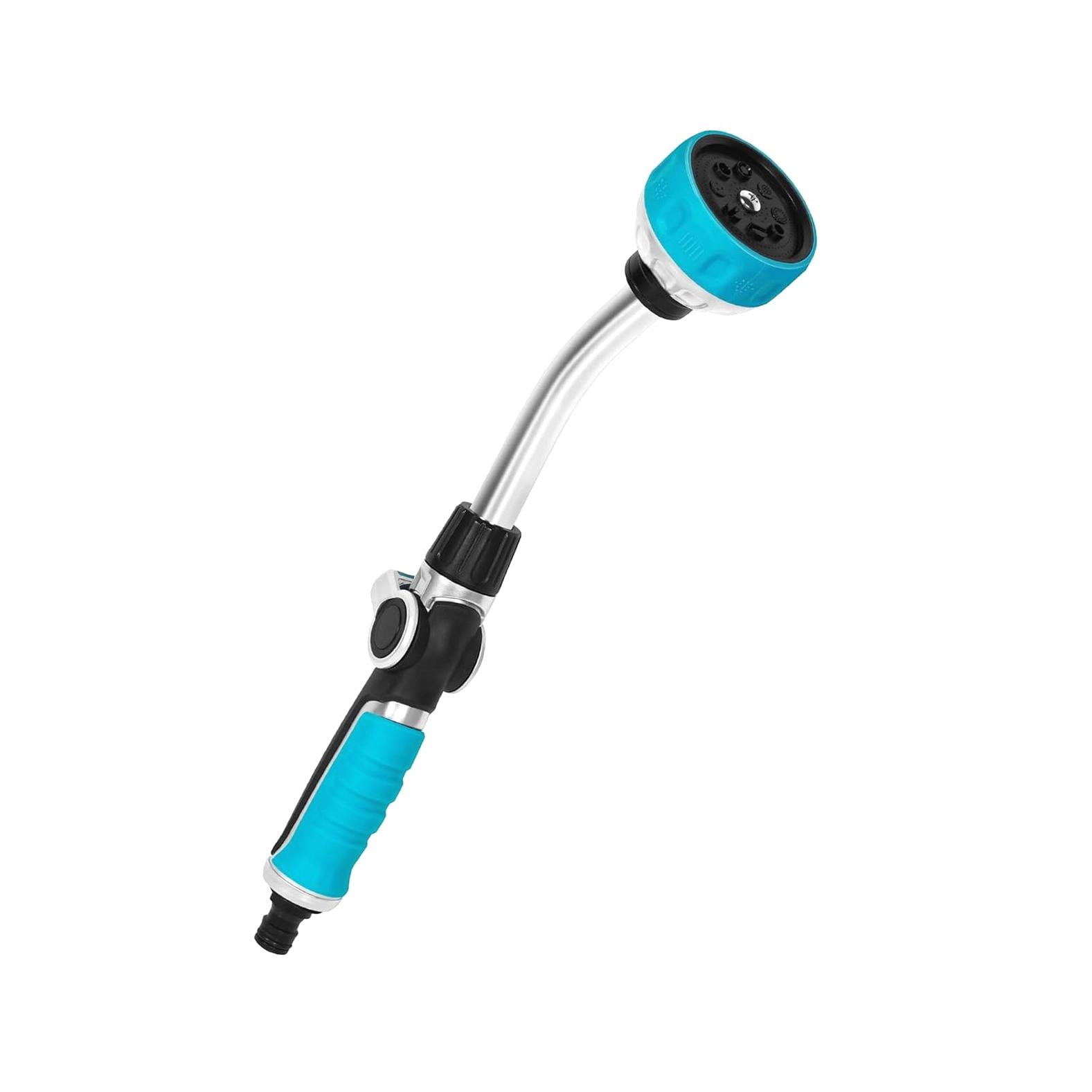 Fuliko Watering Wand, Metal Garden Hose Wand featuring 8 Spray Modes ...