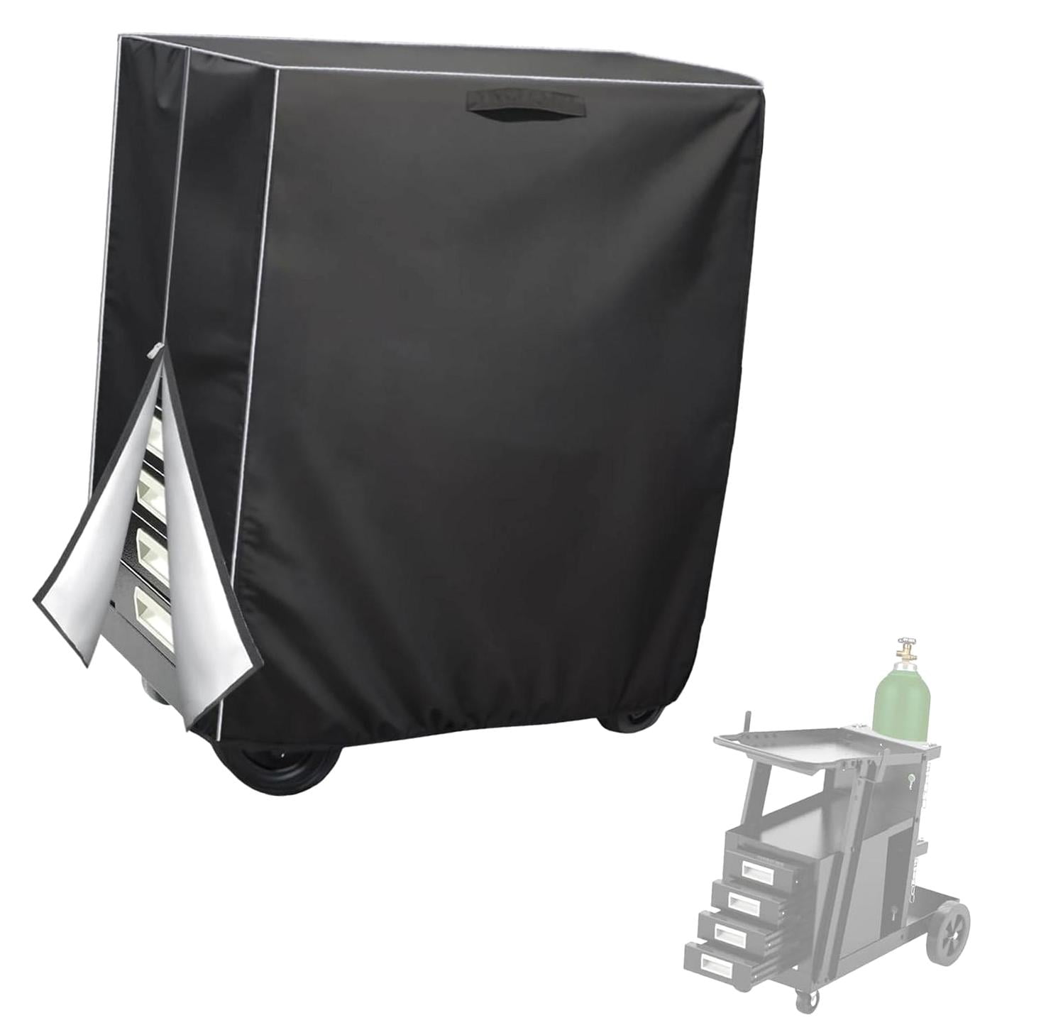 Fuliko Welding Cart Cover, Cart & Cylinder, Dust-Resistant, with Tig ...
