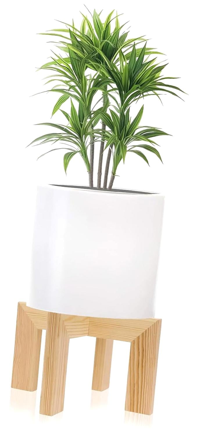 Fuliko Wooden Plant Stand for Indoor/ Plants, Large Planter Stand ...